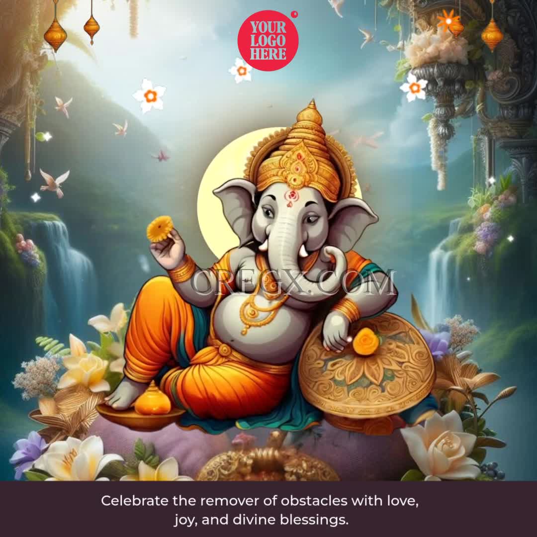 Ganesh Chaturthi Wishes Video Template | Cregx.com – CREGX