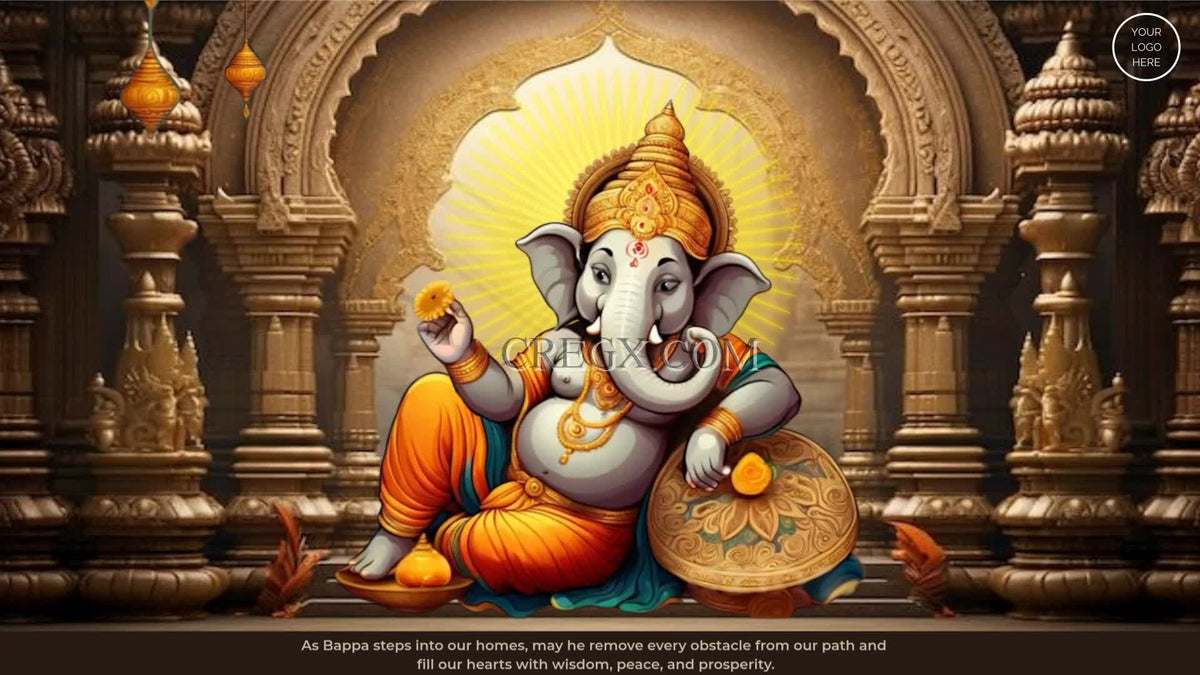 Ganesh Chaturthi Wishes Video Template | Cregx.com – CREGX