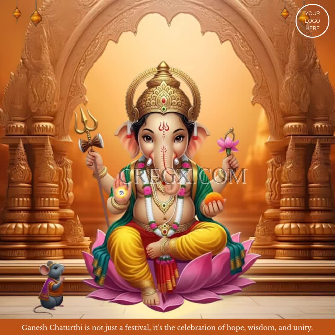 Happy Ganesh Chaturthi Video Template | Cregx.com – CREGX