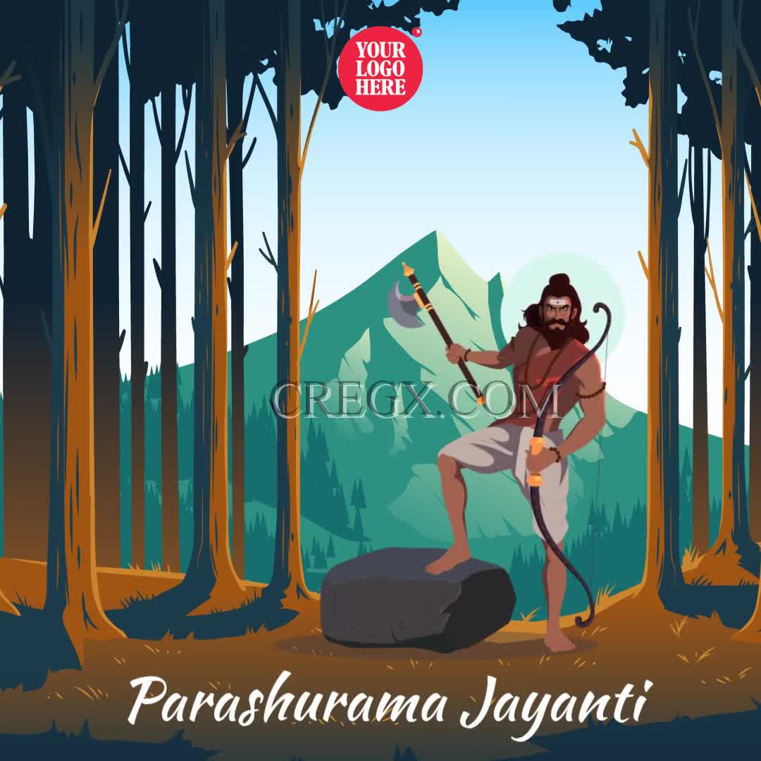 Parshuram Jayanti Greetings Video Template | Cregx.com – CREGX