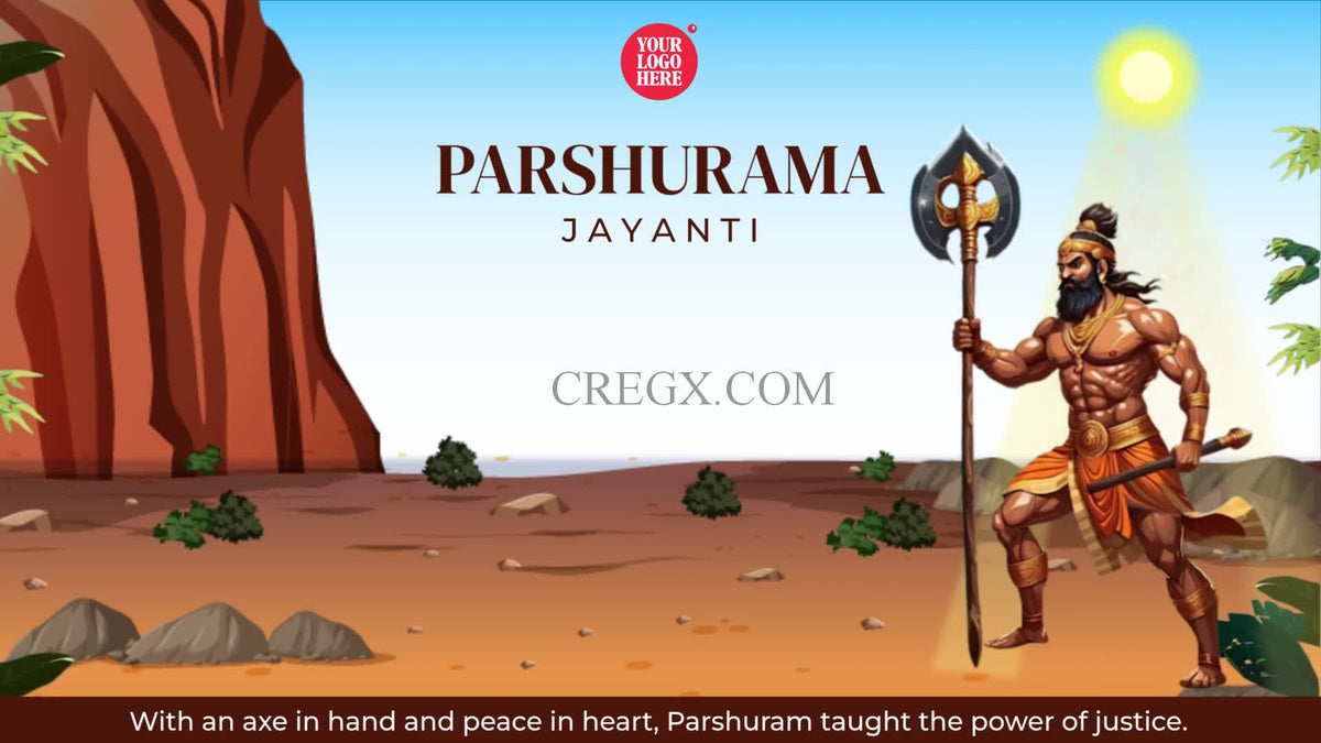Parshuram Jayanti Wishes Video Template | Cregx.com – CREGX