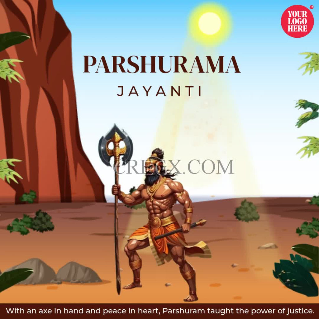 Parshuram Jayanti Wishes Video Template | Cregx.com – CREGX