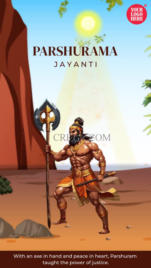 Parshuram Jayanti Wishes Video Template | Cregx.com – CREGX