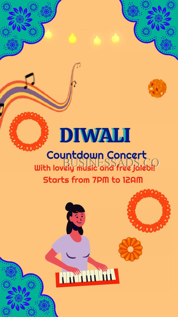 Diwali Countdown Concert Video Template | Cregx.com – CREGX