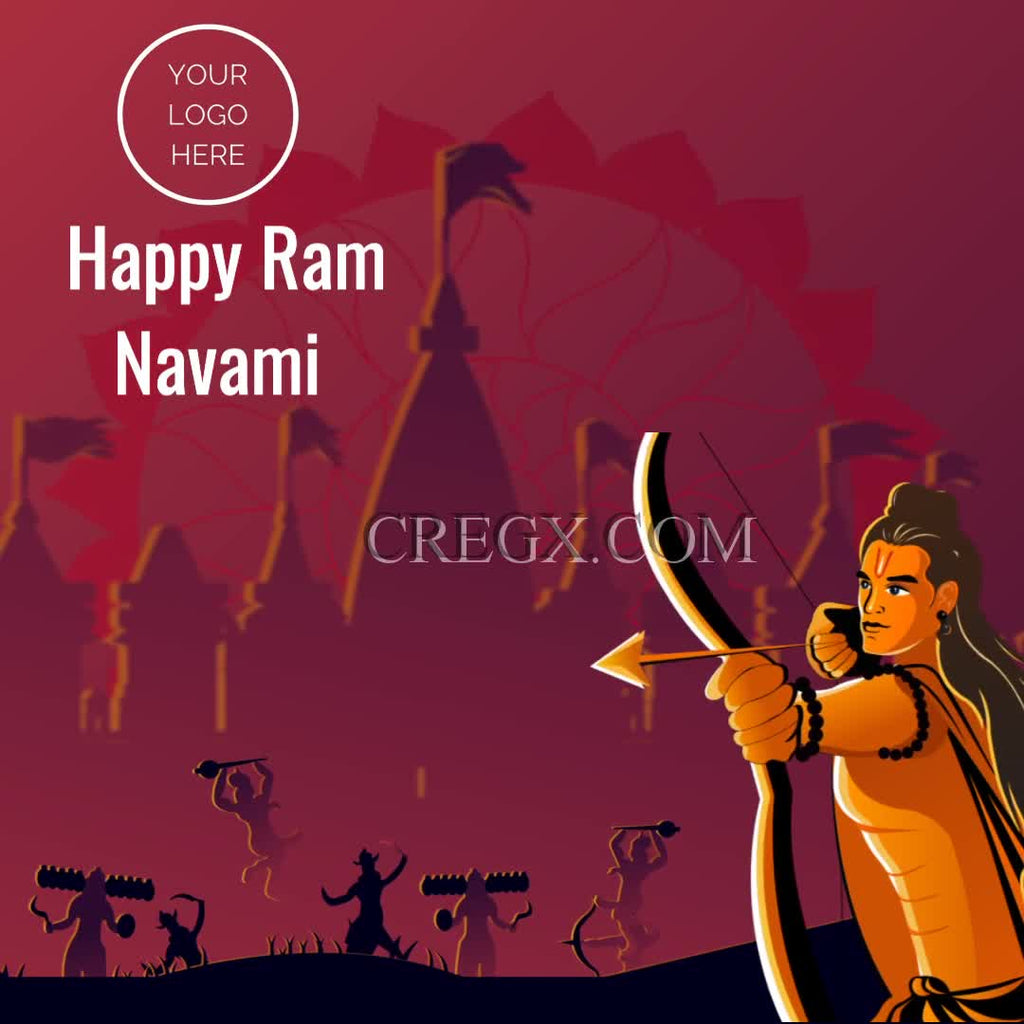 Happy Sri Rama Navami Video Template | Cregx.com – CREGX