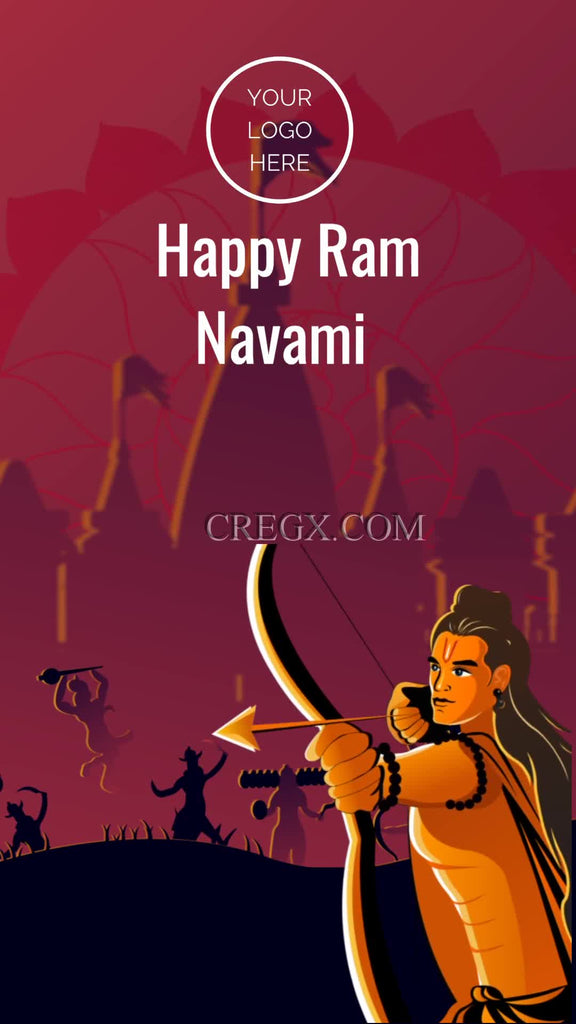 Happy Sri Rama Navami Video Template | Cregx.com – CREGX