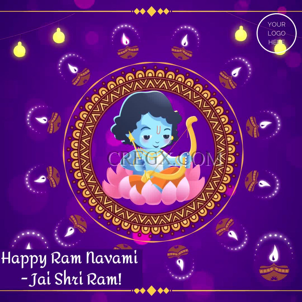 Happy Sri Rama Navami Video Template | Cregx.com – CREGX
