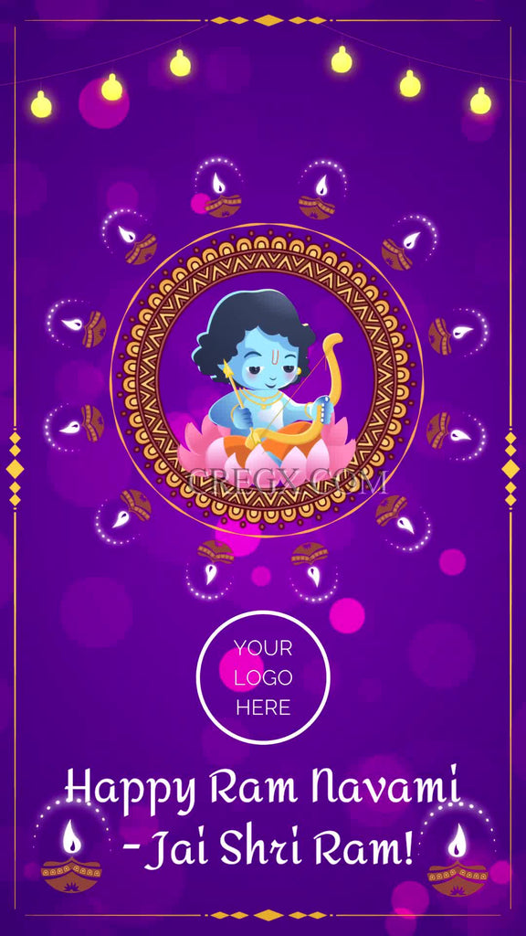 Happy Sri Rama Navami Video Template | Cregx.com – CREGX