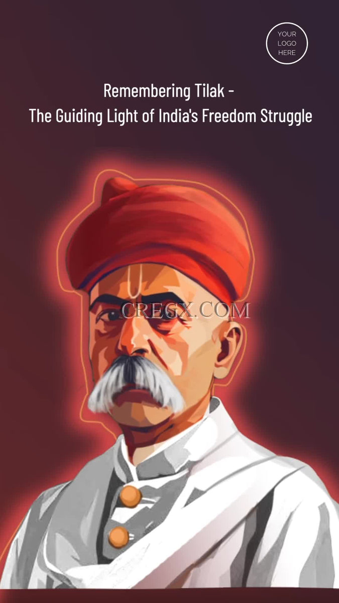 Bal Gangadhar Tilak video templates – CREGX